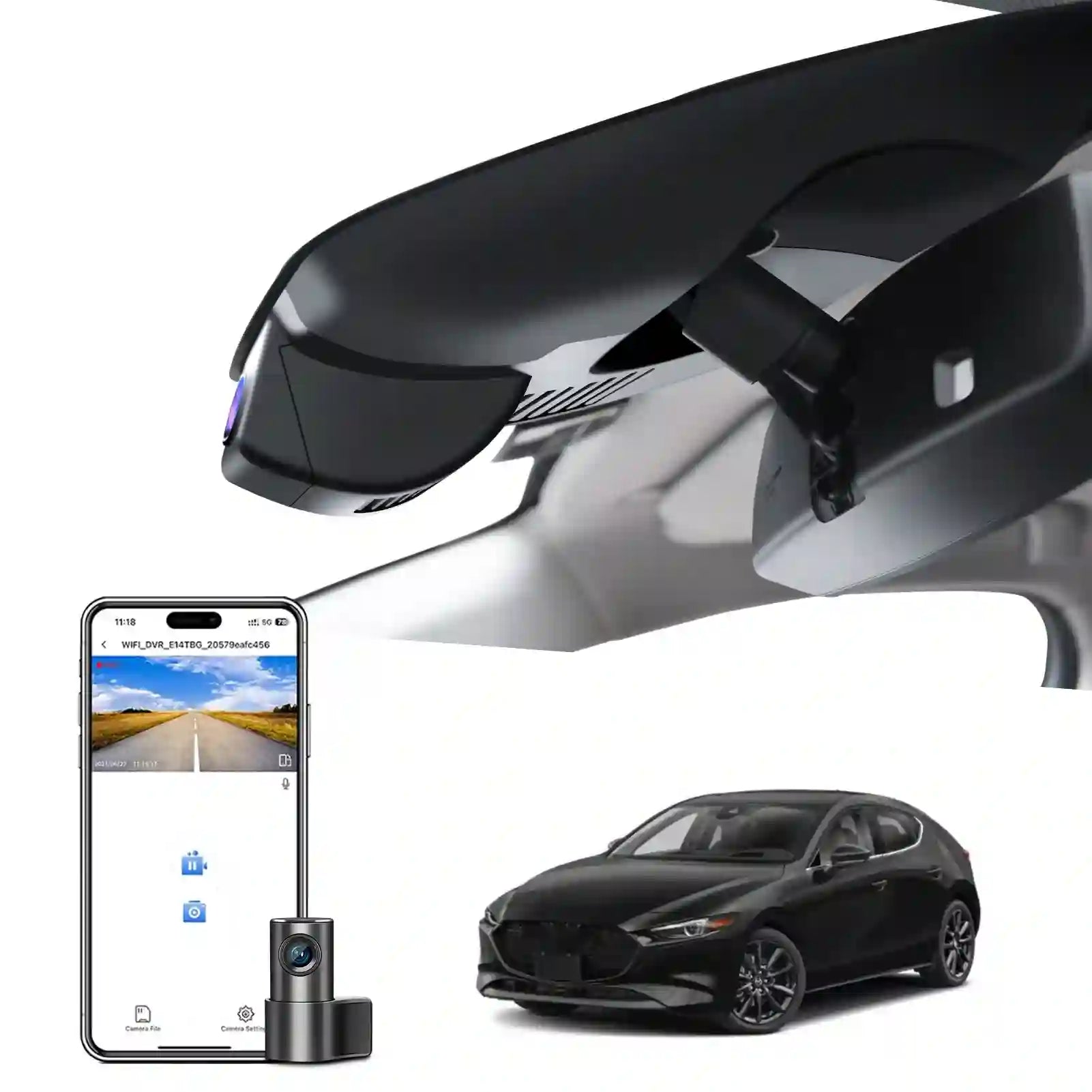 Mangoal Mazda 3 Integrated Dash Cam - Ultimate Driving Protection