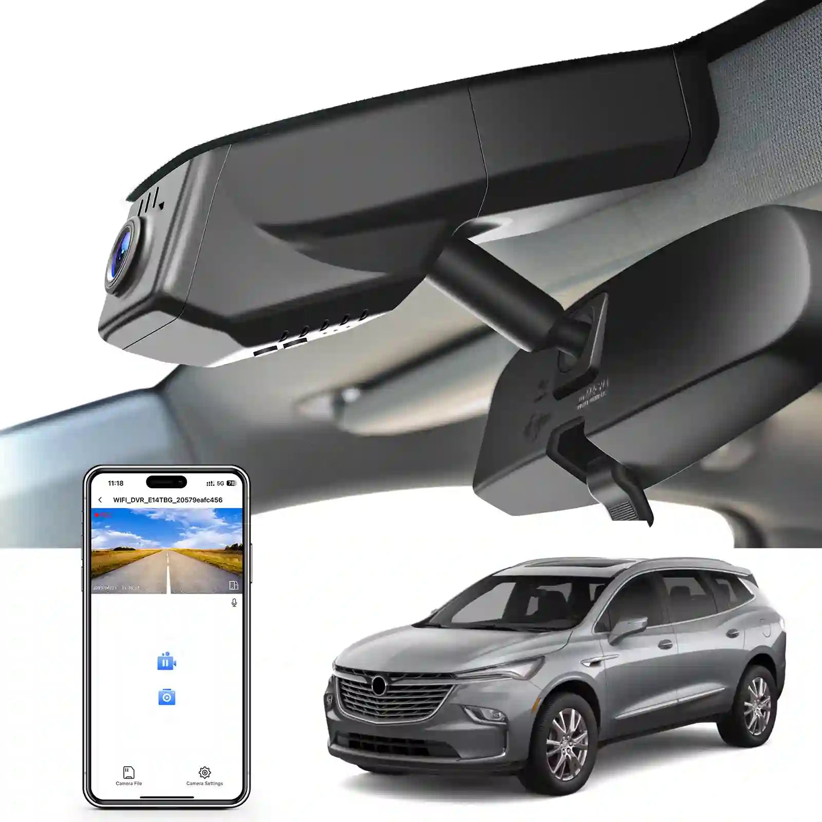 Capture Every Detail on the Road with Buick Enclave Dash Cam by Mangoal