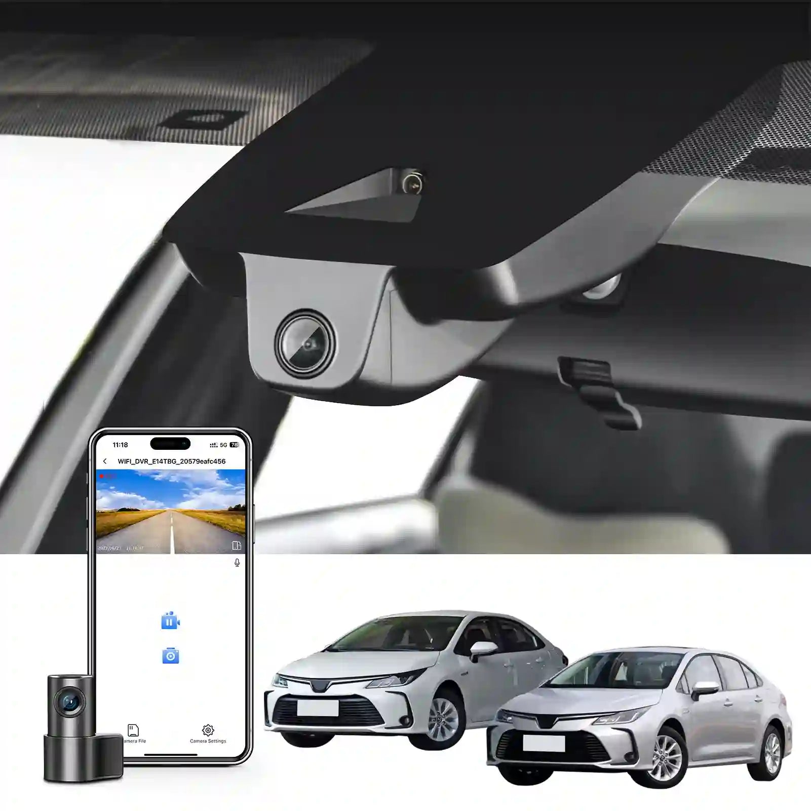best car dash cam for toyota corolla by Mangoal tech