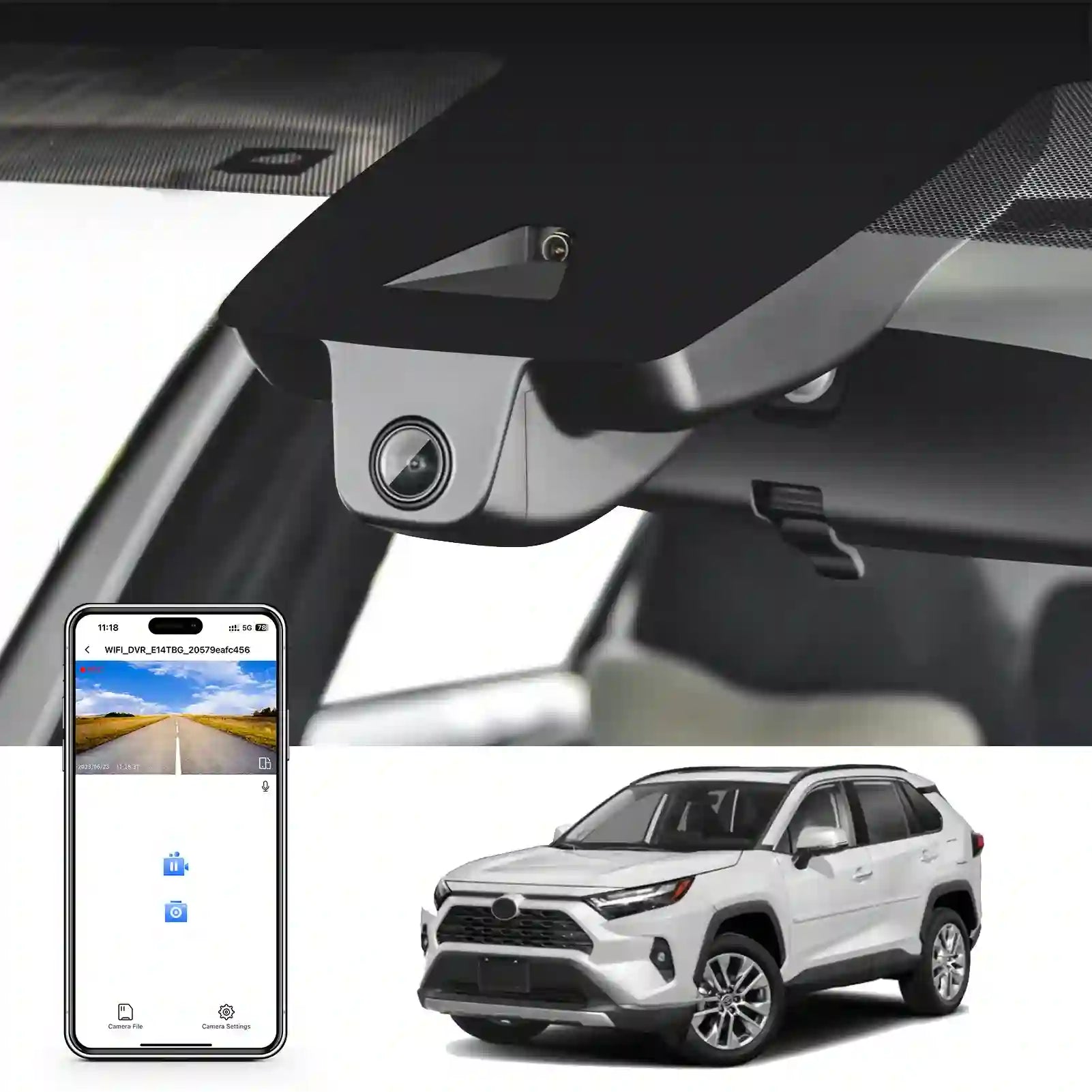 mangoal Top-rated dash cam for Toyota RAV4 & RAV4 Hybrid 2022-2024 ...